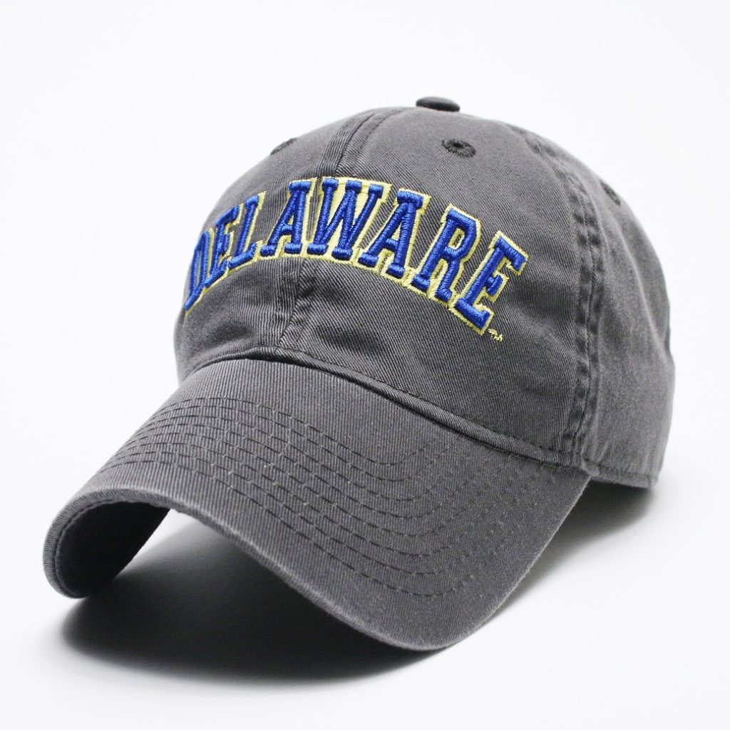 University of Delaware Arched Delaware Hat – Grey – National 5 and 10