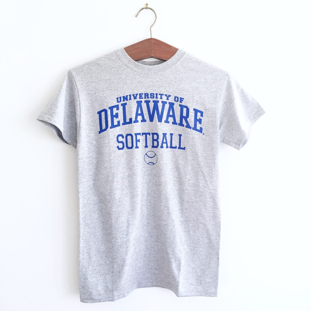 University of Delaware Softball T-shirt – Oxford – National 5 and 10
