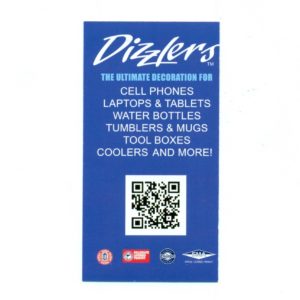 University of Delaware B+W Stacked Athletic Logo Dizzler Decal ...