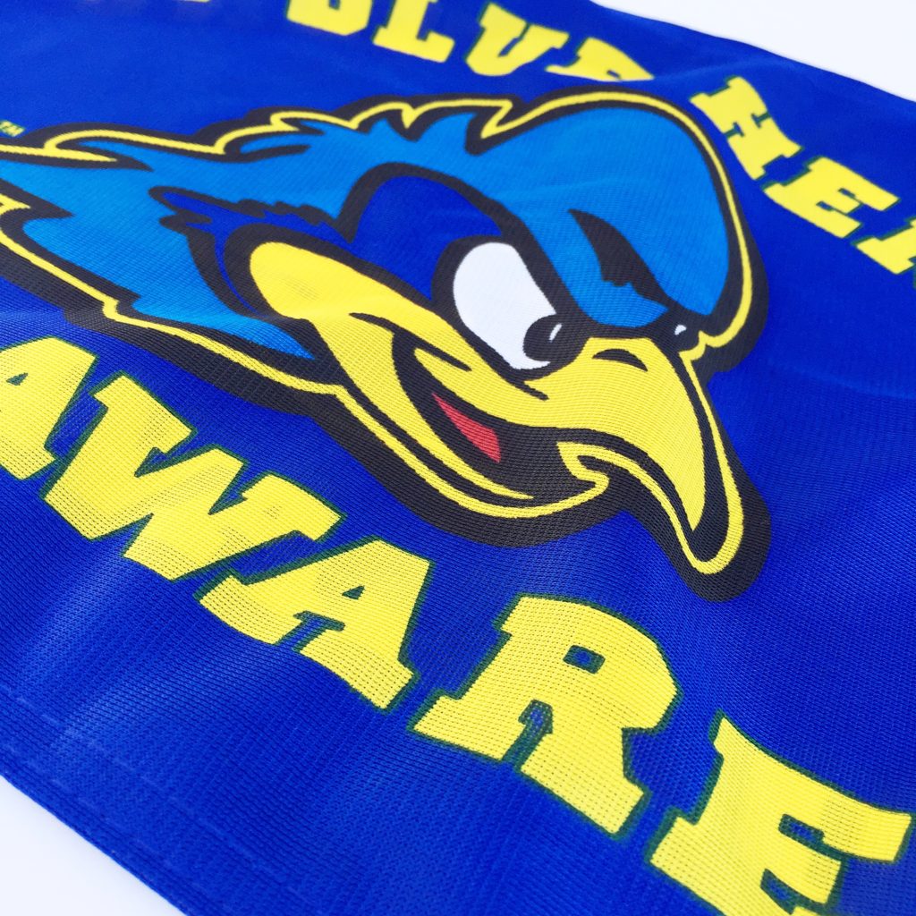 University of Delaware Royal YoUDee Car Flag – National 5 and 10