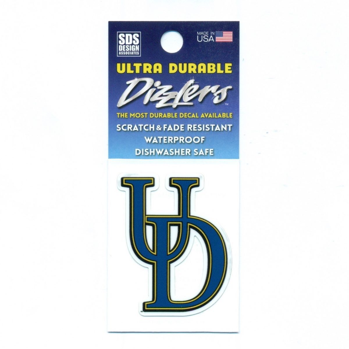 University of Delaware Fear The Bird Word Dizzler Decal – National 5 and 10