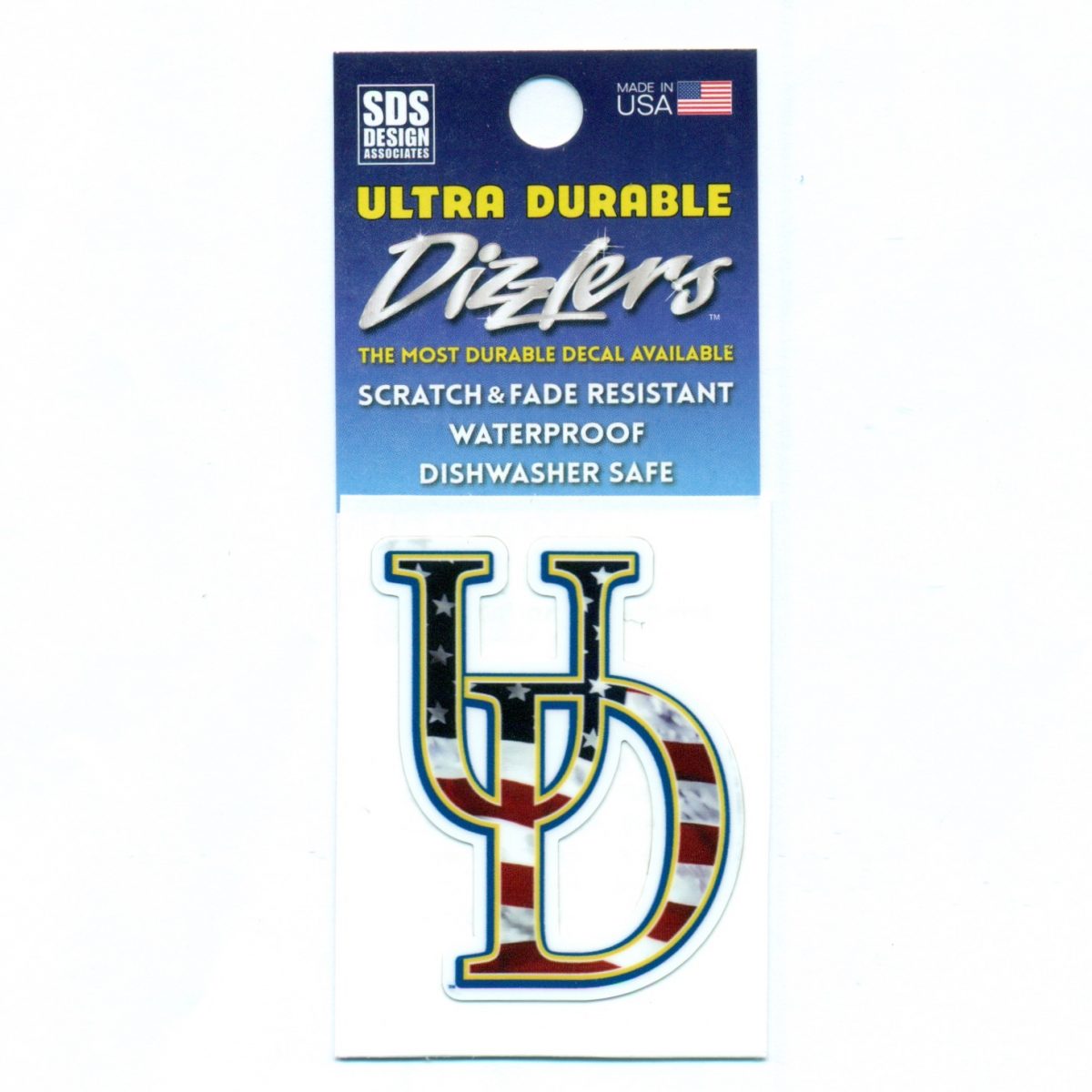University of Delaware Euro Oval YoUDee Dizzler Decal – National 5 and 10