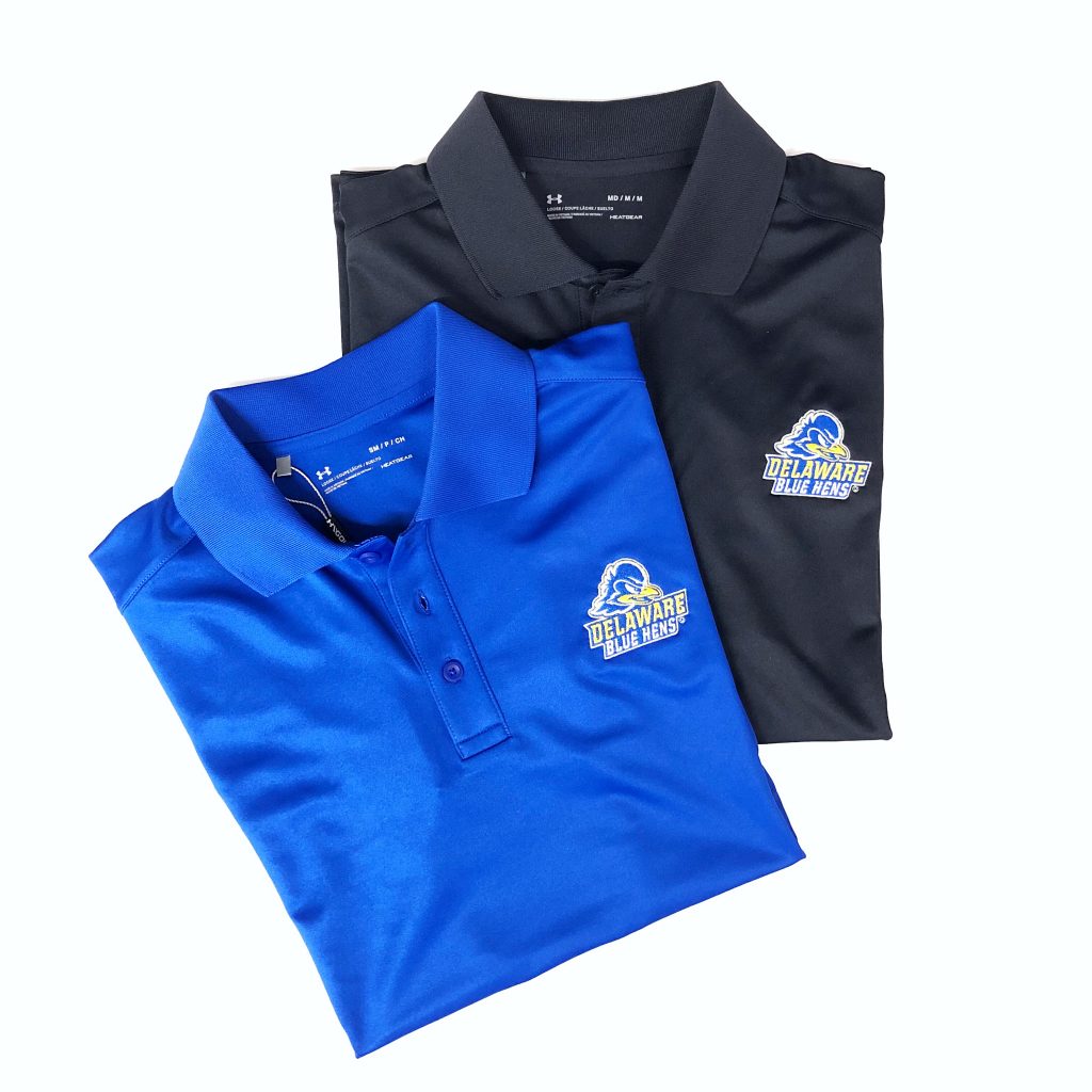 University of Delaware Under Armour Heat Gear Polo – National 5 and 10