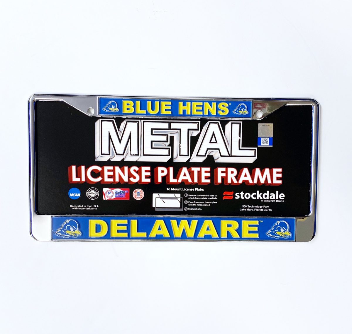 University of Delaware Blue Hens License Plate Frame – National 5 and 10