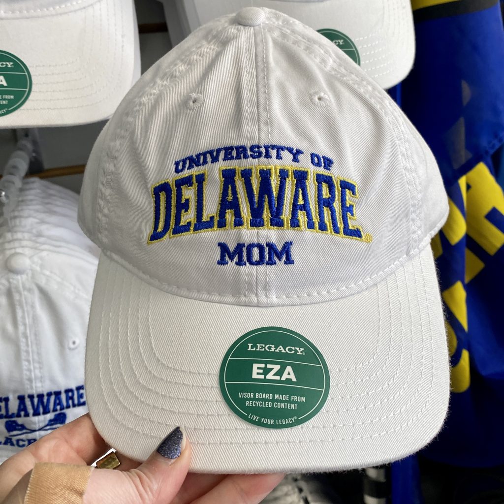 University of Delaware Arched Delaware Hat – Grey – National 5 and 10