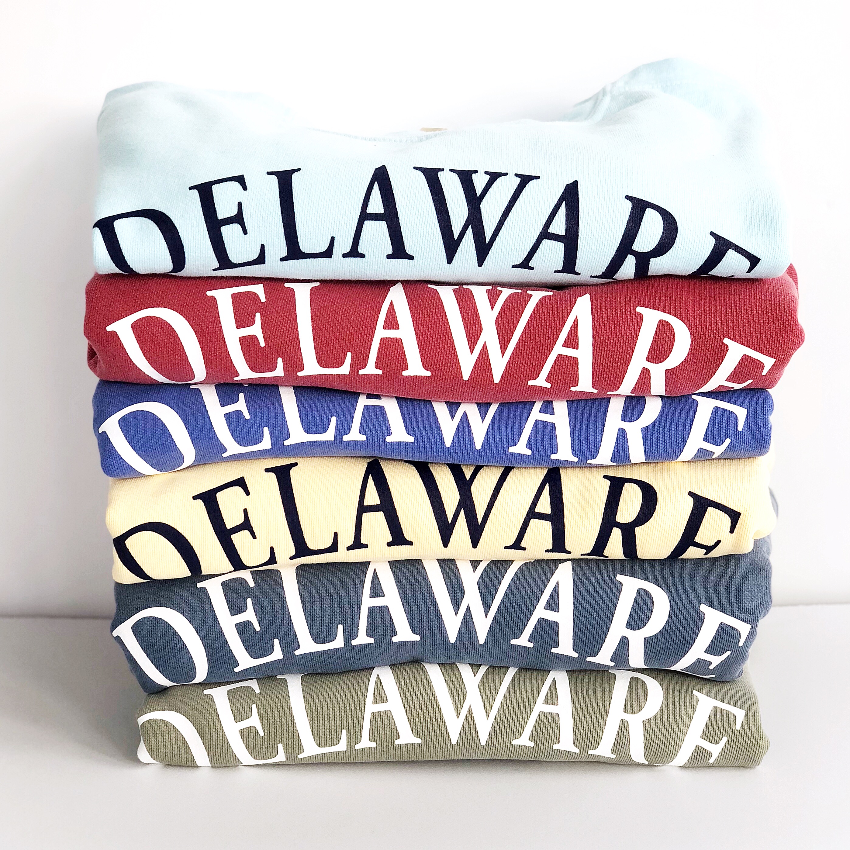 Comfort Colors Arched Delaware Crew Neck Sweatshirt – National 5 and 10