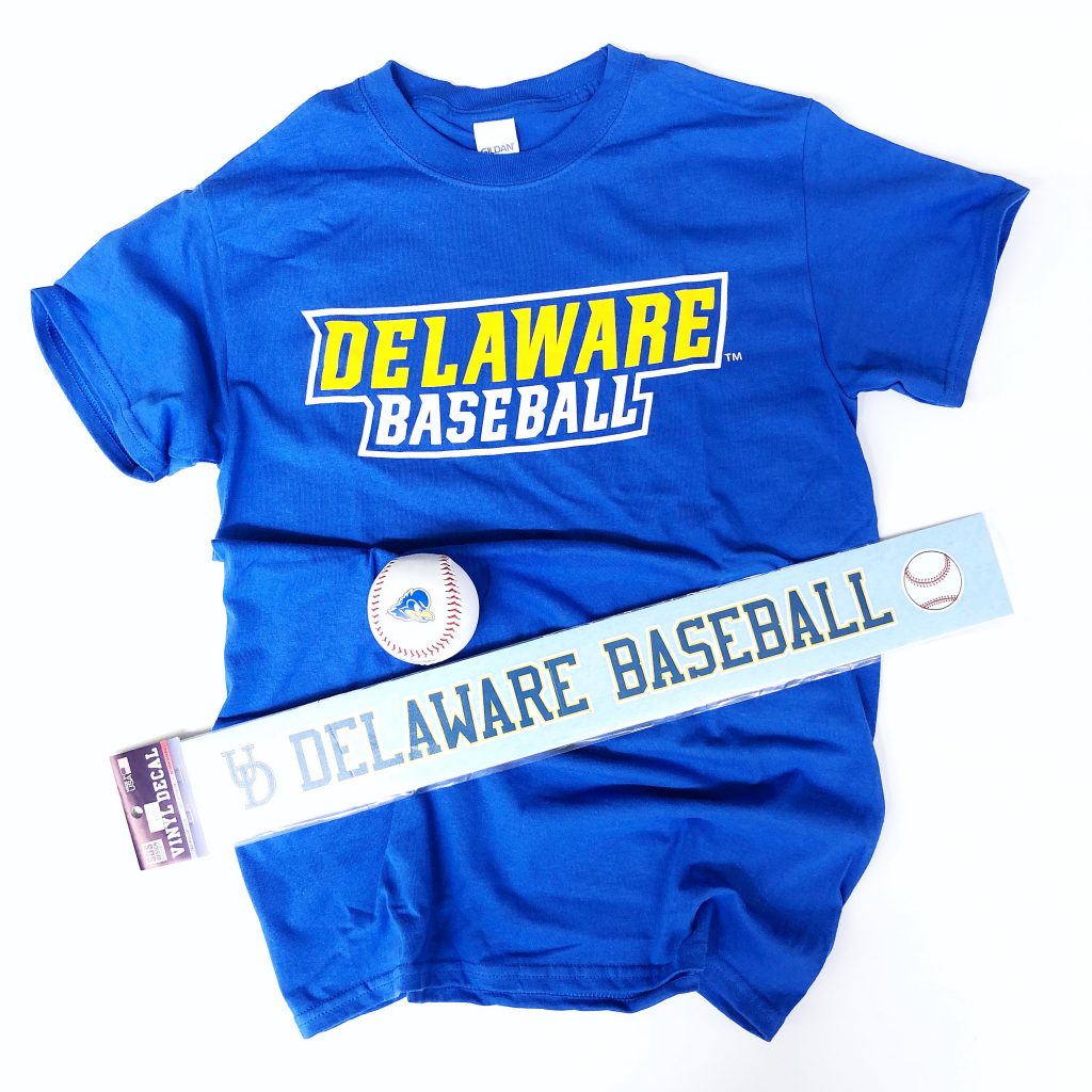 University of Delaware Baseball T-shirt – Royal – National 5 and 10