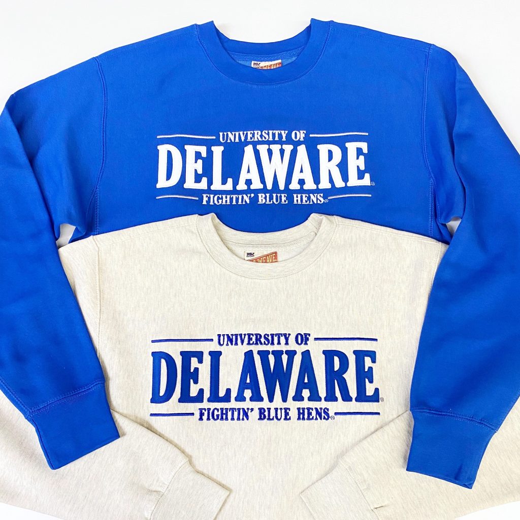 University of Delaware Arched Delaware Hoodie Sweatshirt – Royal ...