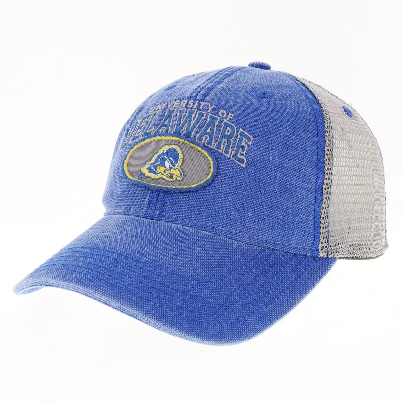 University of Delaware Blue Hens Dashboard Mesh Trucker Hat – Royal ...