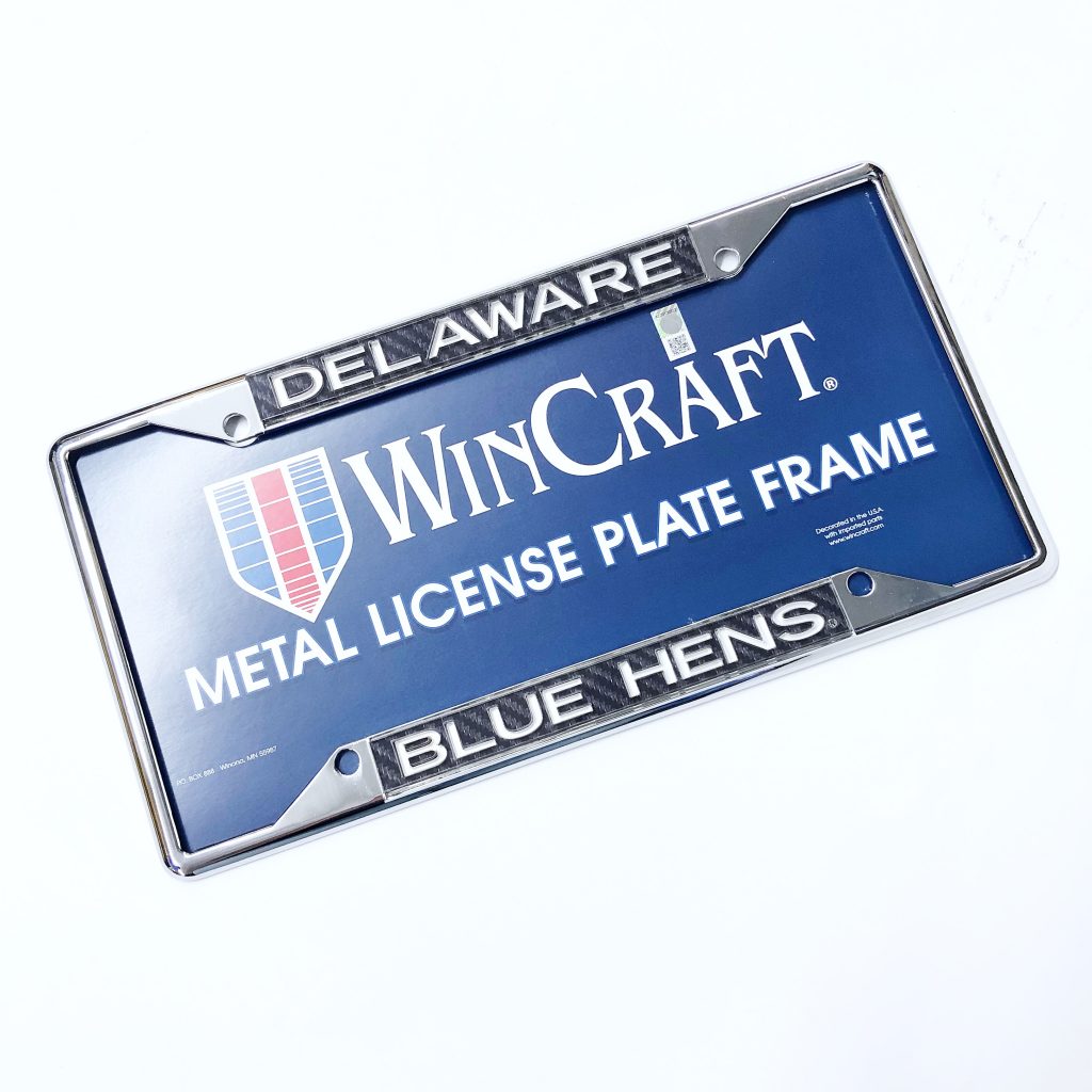 University of Delaware Blue Hens Carbon Look License Plate Frame ...