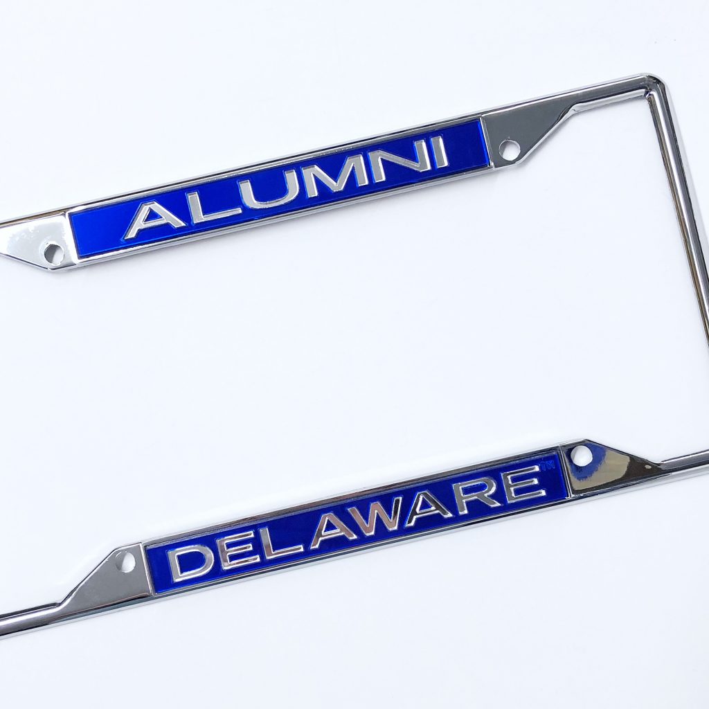 University of Delaware Royal Alumni License Plate Frame – National 5 and 10