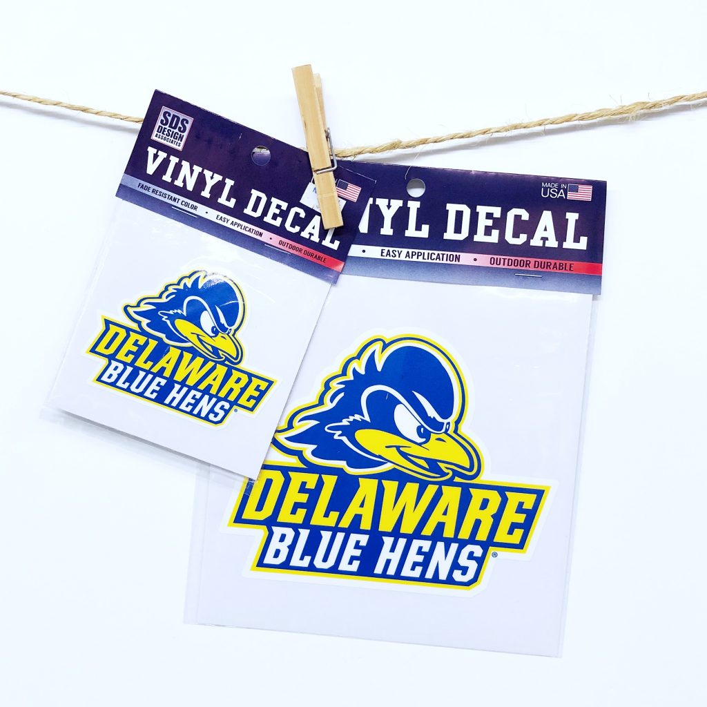 University of Delaware 3-Color Stacked Athletic Logo Decal – National 5 ...