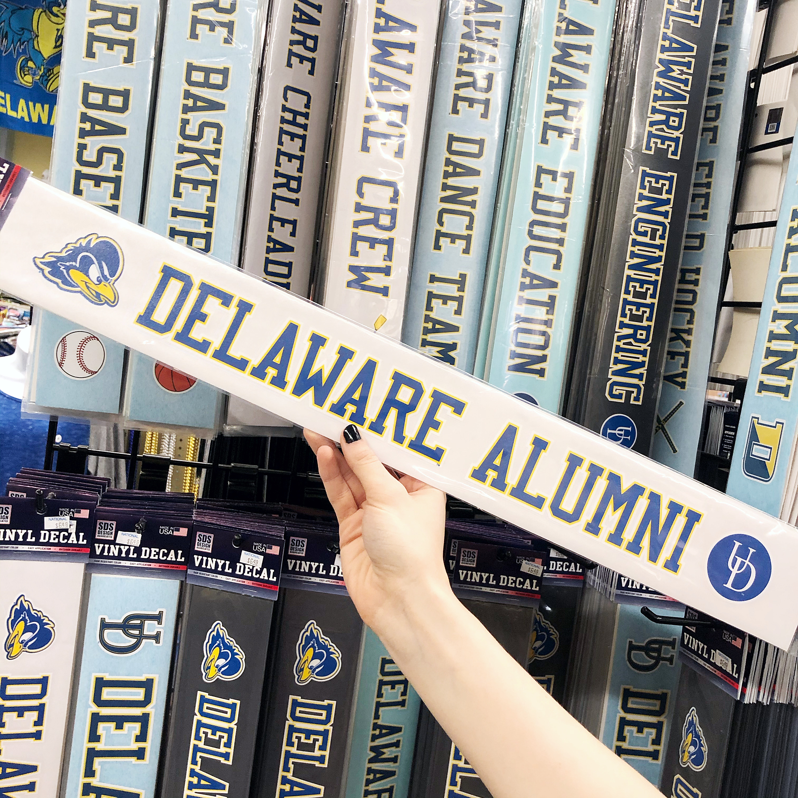 University of Delaware 20″ Alumni Decal – National 5 and 10