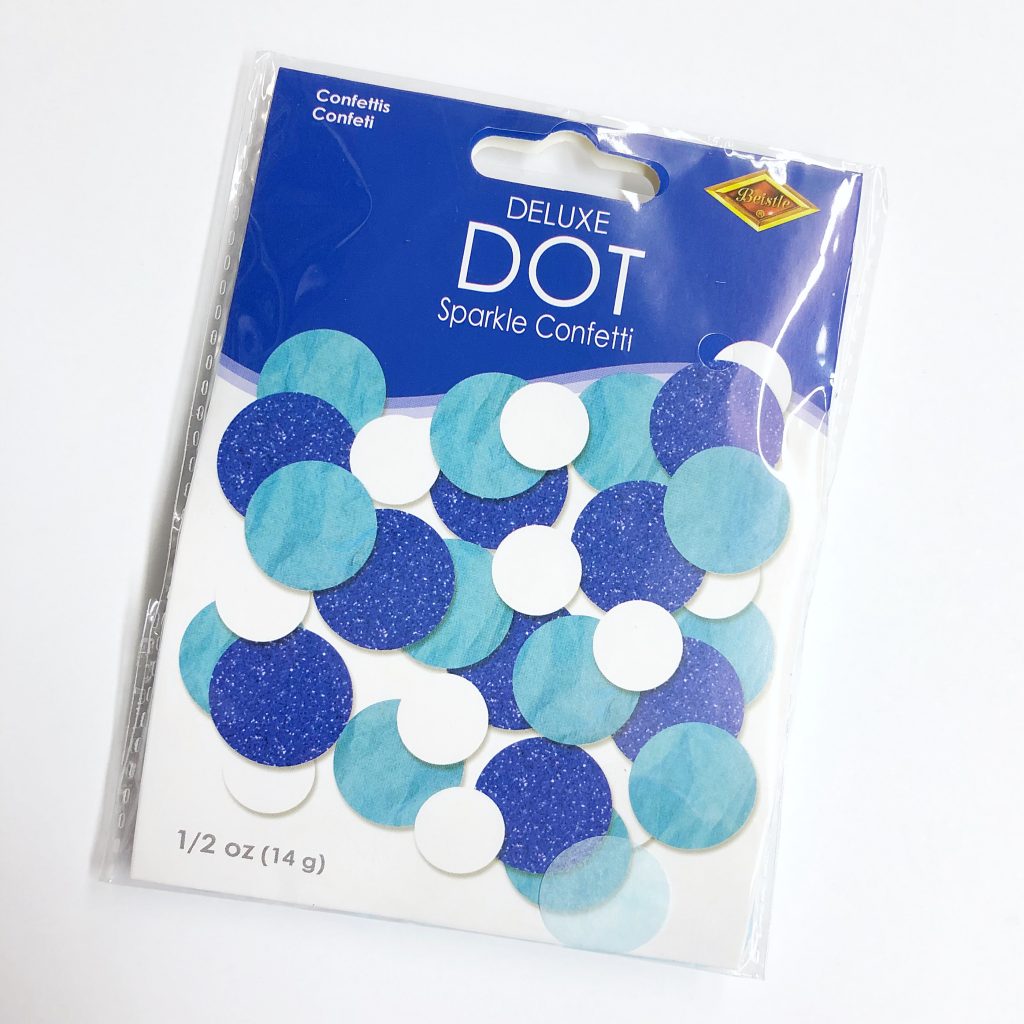 Blue Dot Glitter Confetti – National 5 and 10