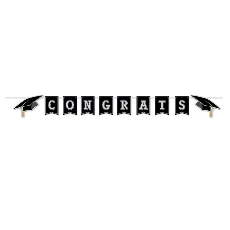 Congrats Graduation Pennant Banner – National 5 and 10