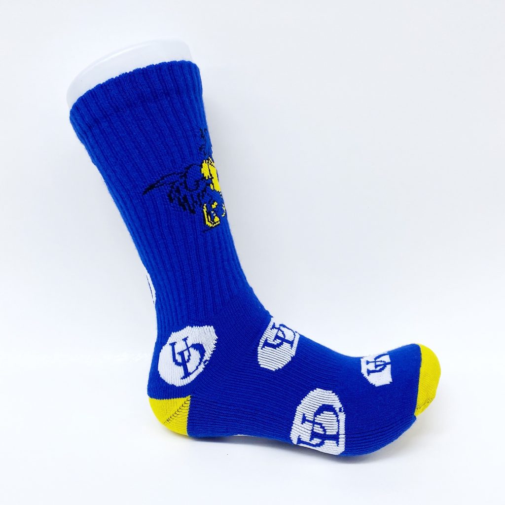 University of Delaware TCK Comfort Crew Monogram Logo Socks – National ...