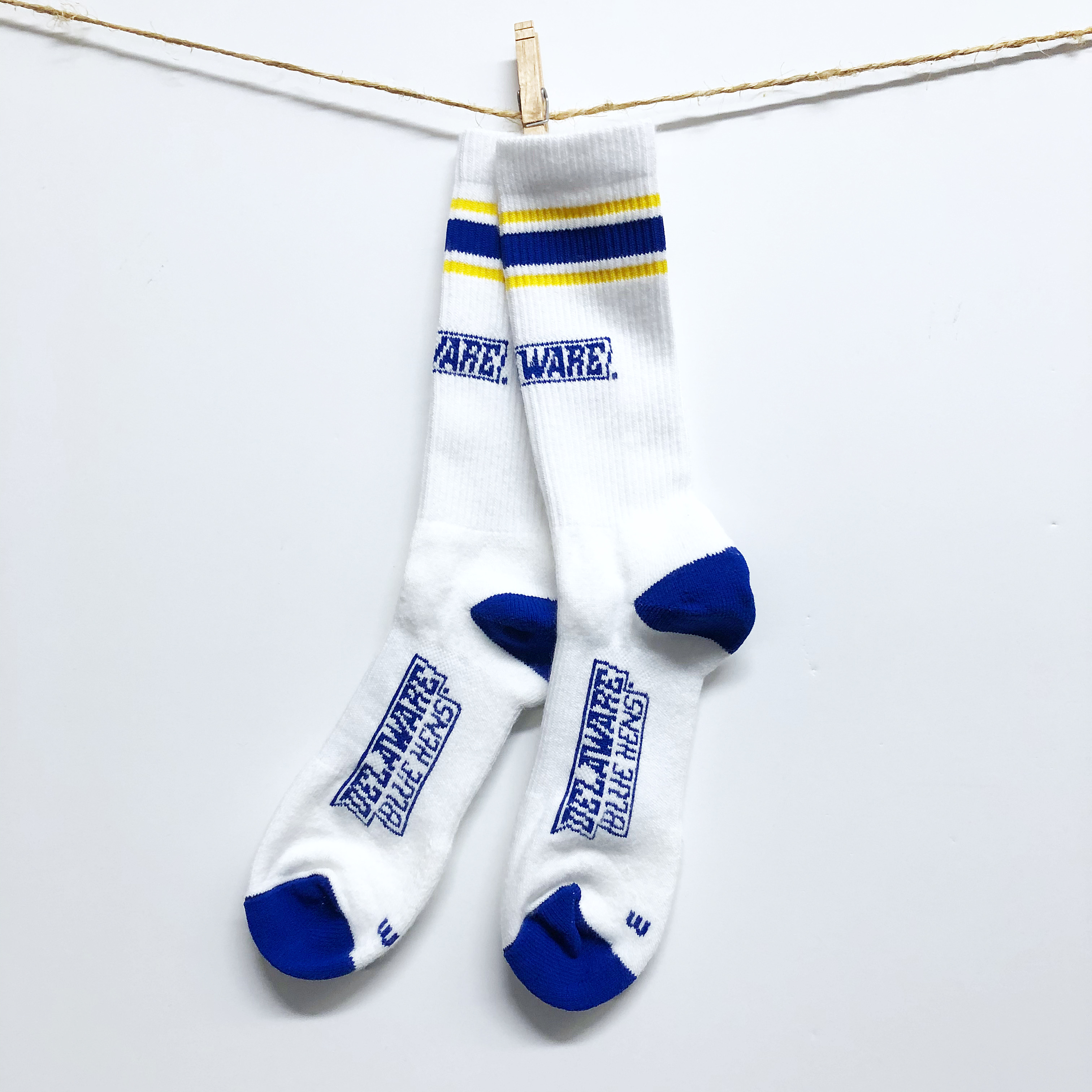 University of Delaware TCK Comfort Crew Socks – National 5 and 10