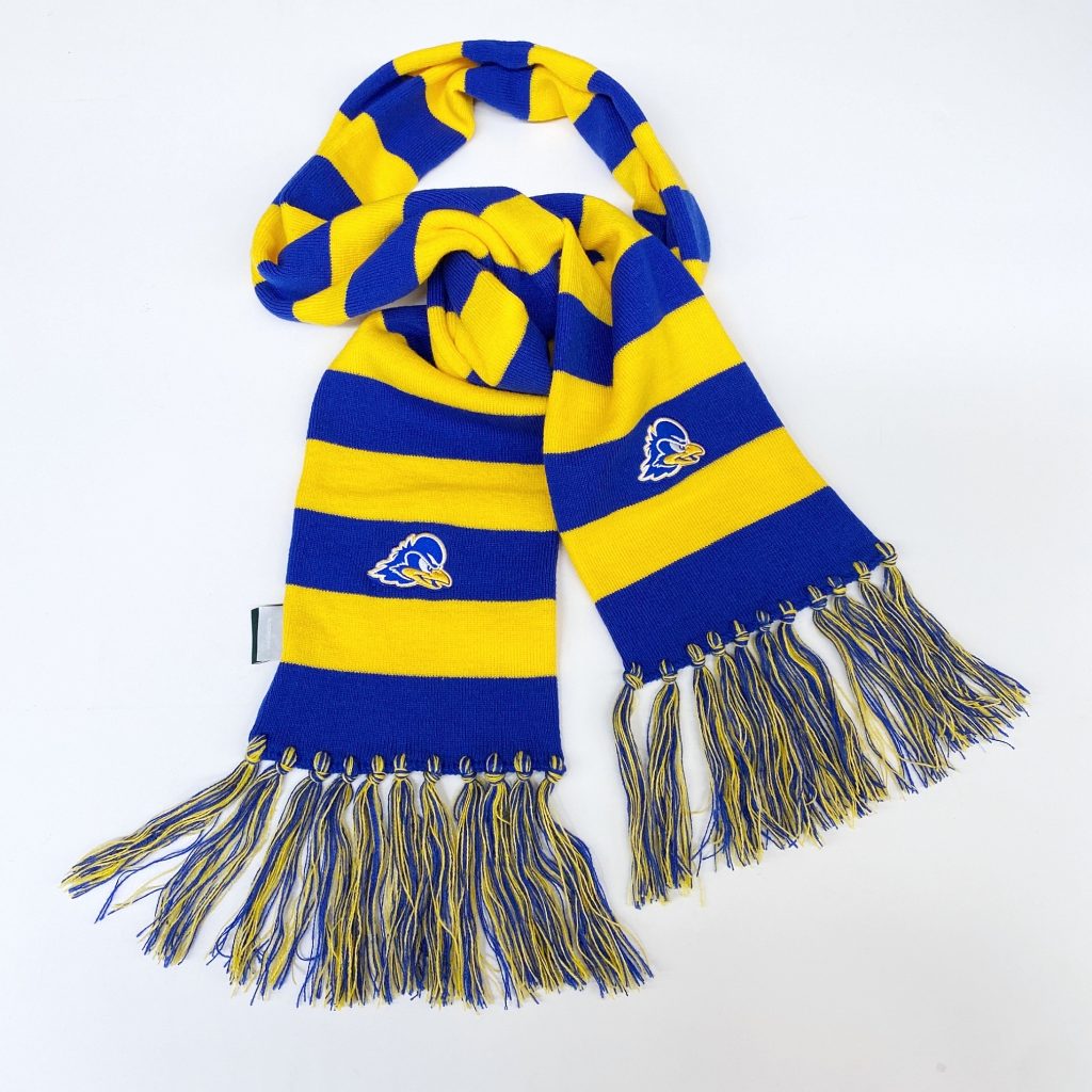 University of Delaware Blue and Yellow Striped Spirit Scarf – National ...