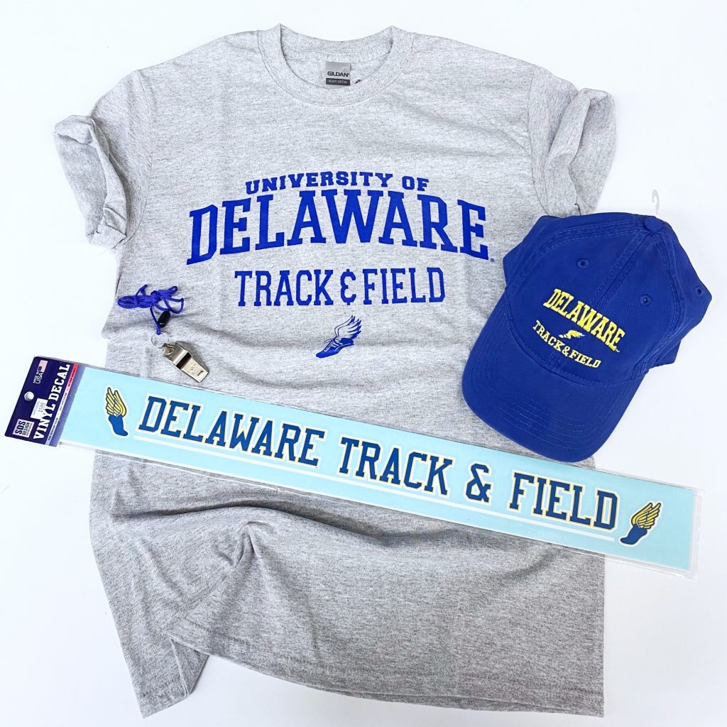 University of Delaware Track and Field T-shirt – Oxford – National 5 and 10