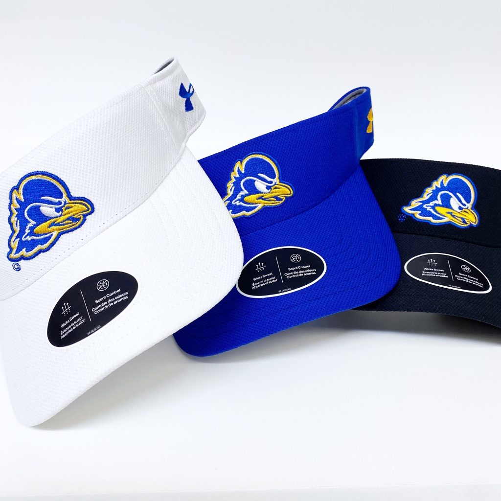 University of Delaware Under Armour Blitzing Sun Visor – National 5 and 10