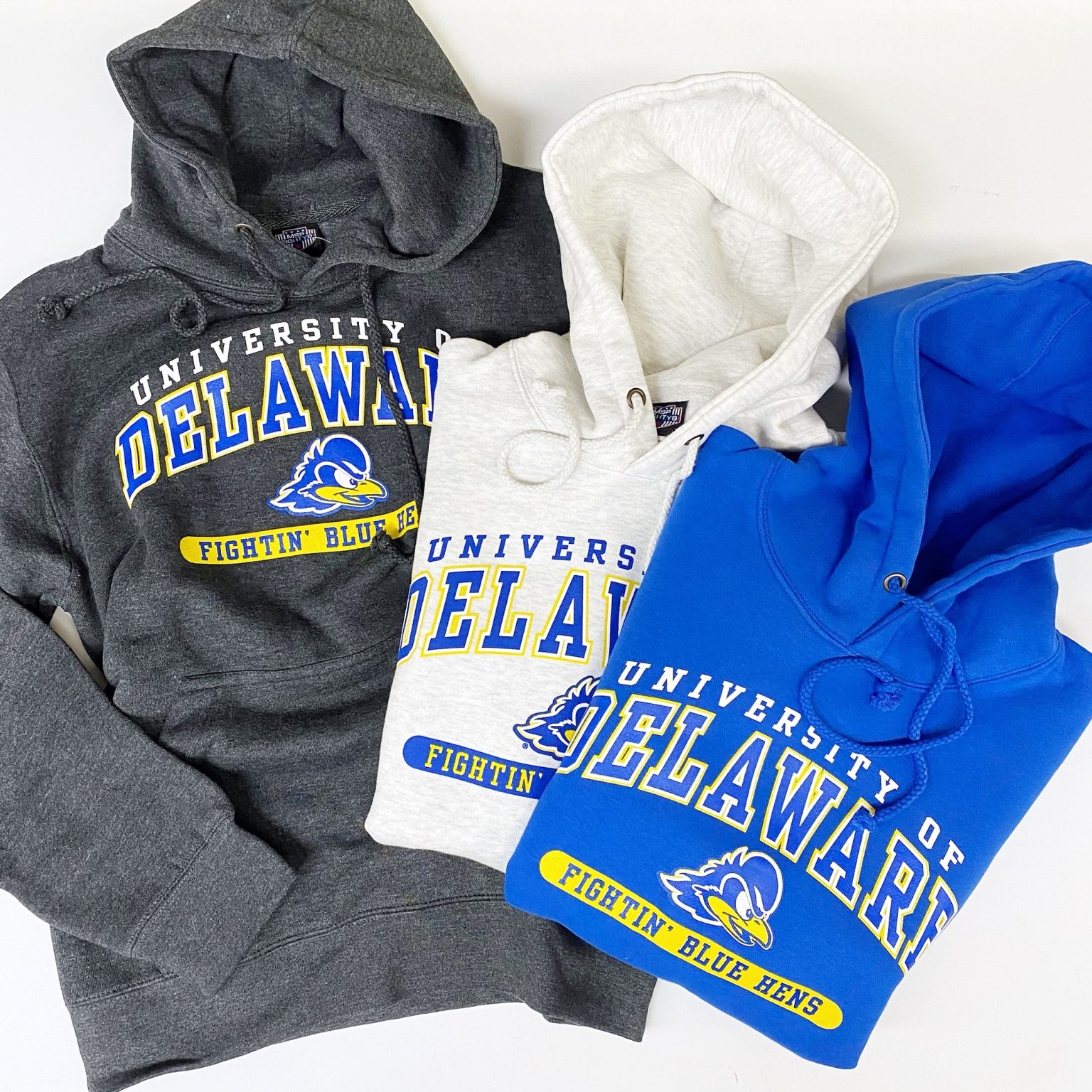 University of Delaware Arched Delaware Hoodie Sweatshirt – Royal ...
