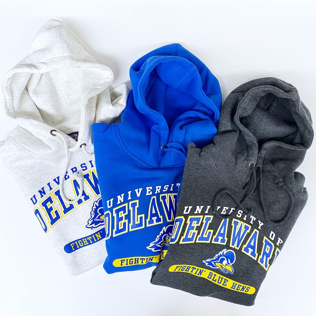 University of Delaware 3-Color Bird Hoodie Sweatshirt – National 5 and 10