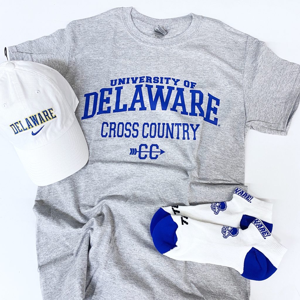 University of Delaware Cross Country T-shirt – Oxford – National 5 and 10