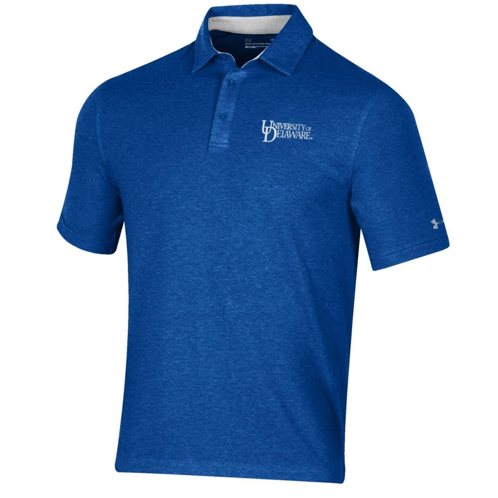 University of Delaware Under Armour Charged Cotton Polo – National 5 and 10