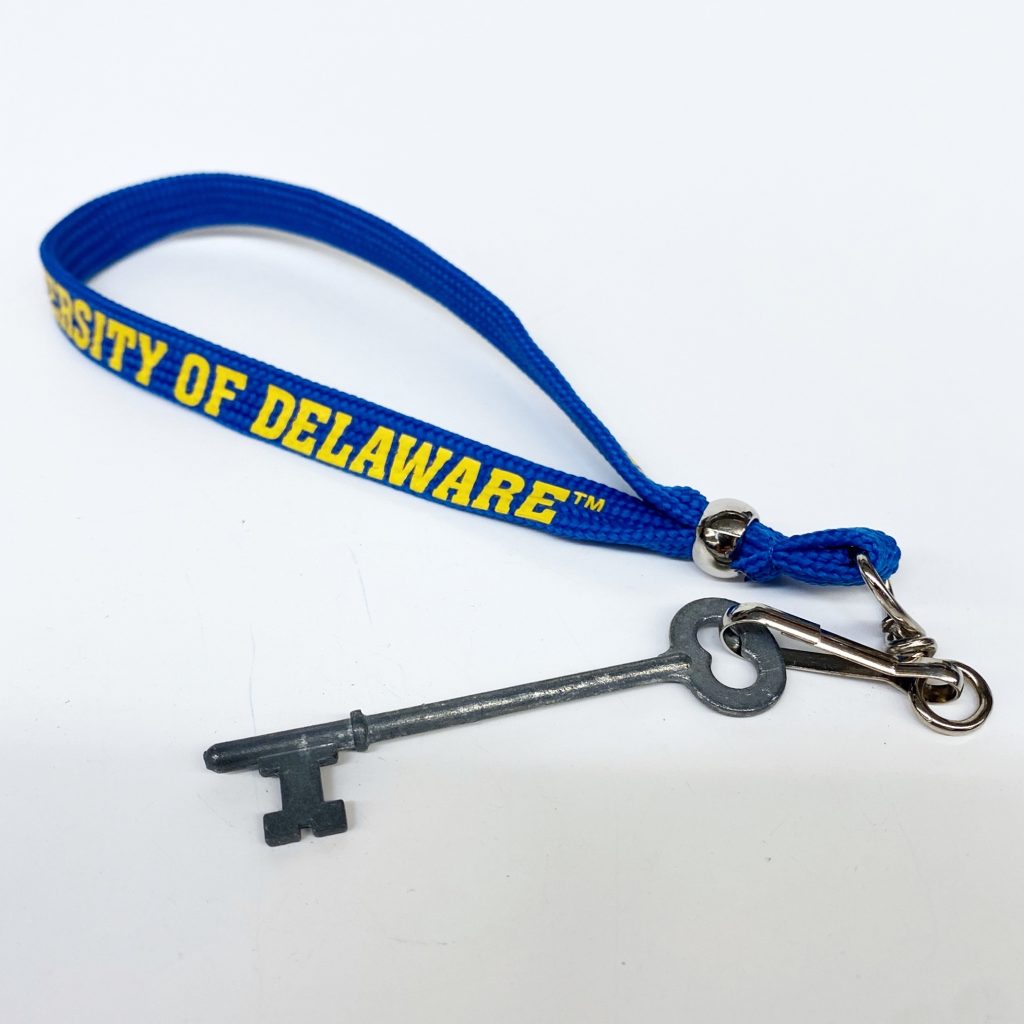 University of Delaware Shoelace Wristlet Keychain – National 5 and 10