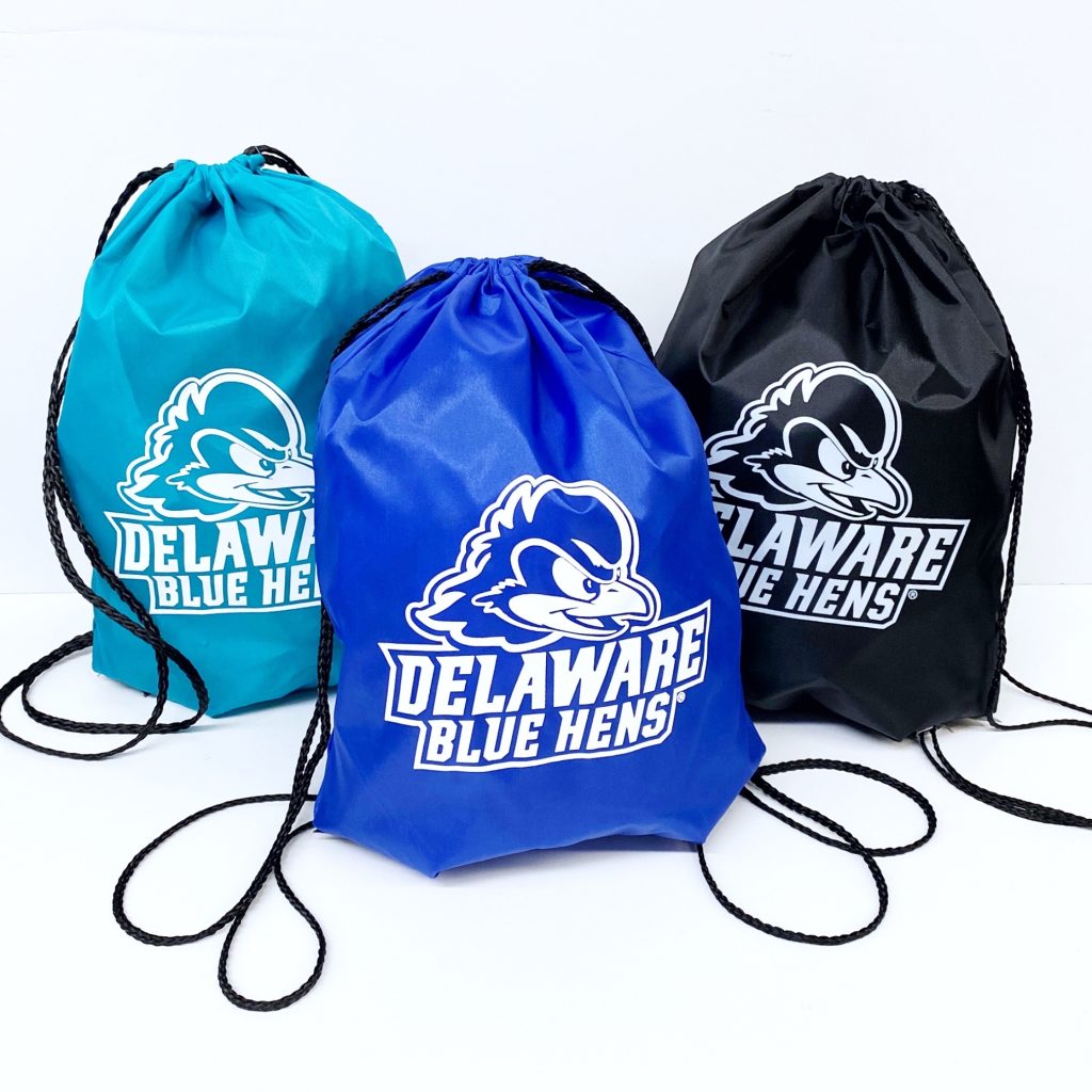 University of Delaware Drawstring Cinch Backpack – National 5 and 10