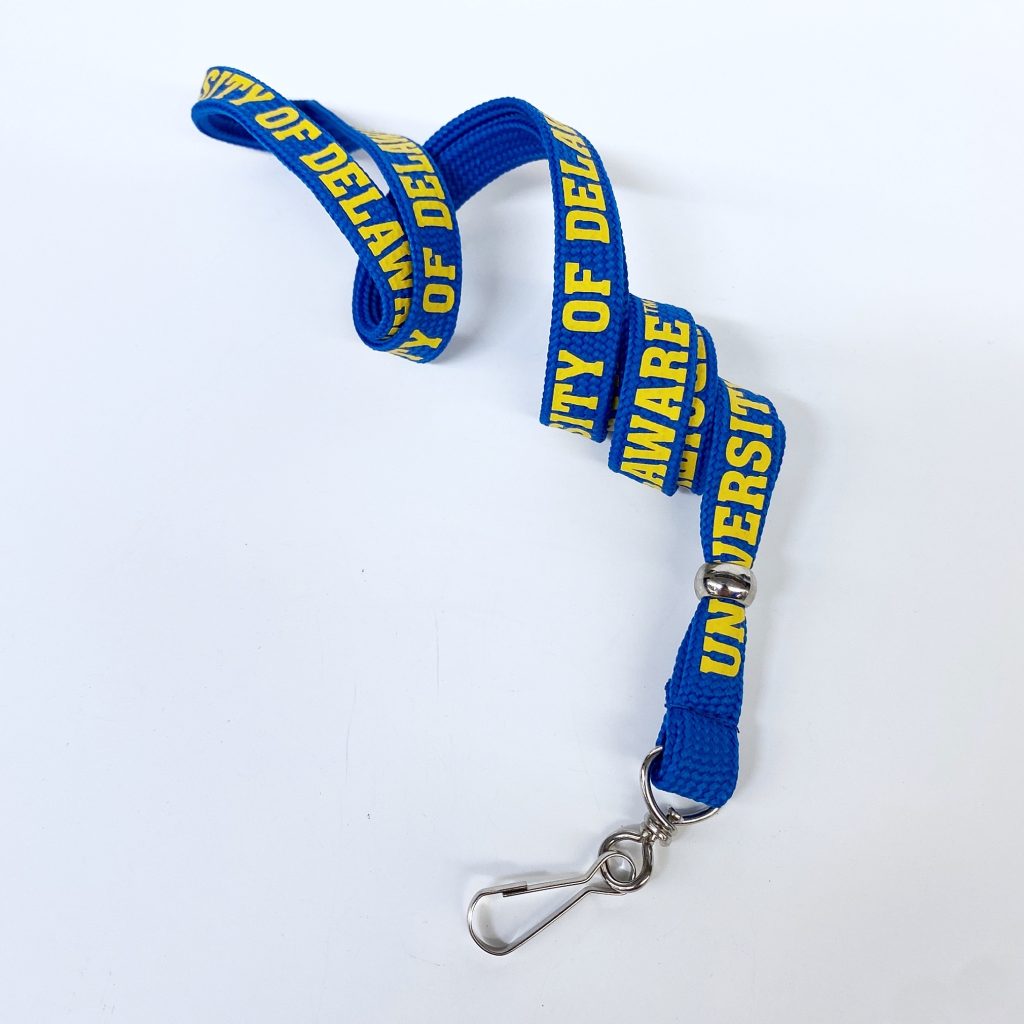 University of Delaware 5/8″ Shoelace Lanyard – National 5 and 10