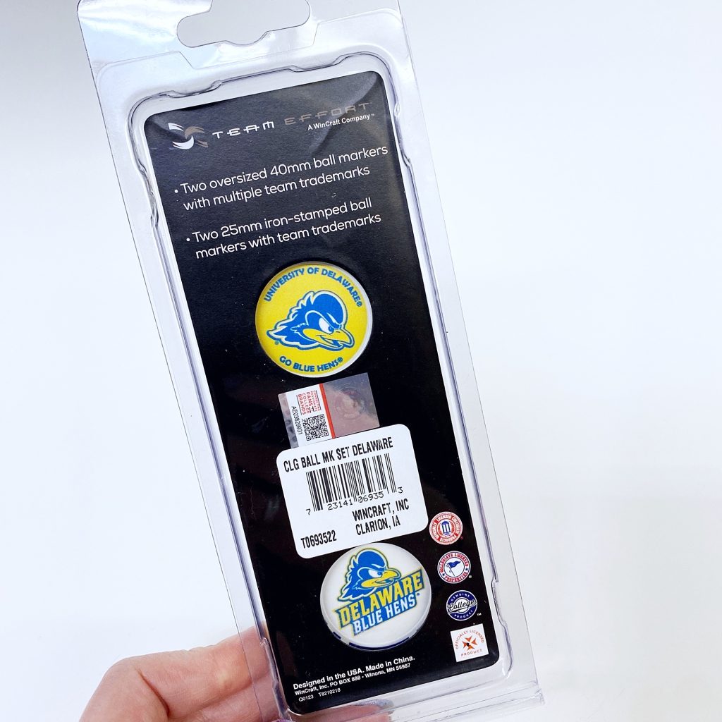 University of Delaware Ball Marker Set – National 5 and 10