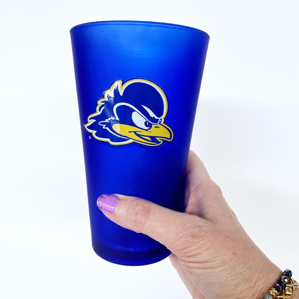 University of Delaware Frosted Blue YoUDee Pint Glass – National 5 and 10