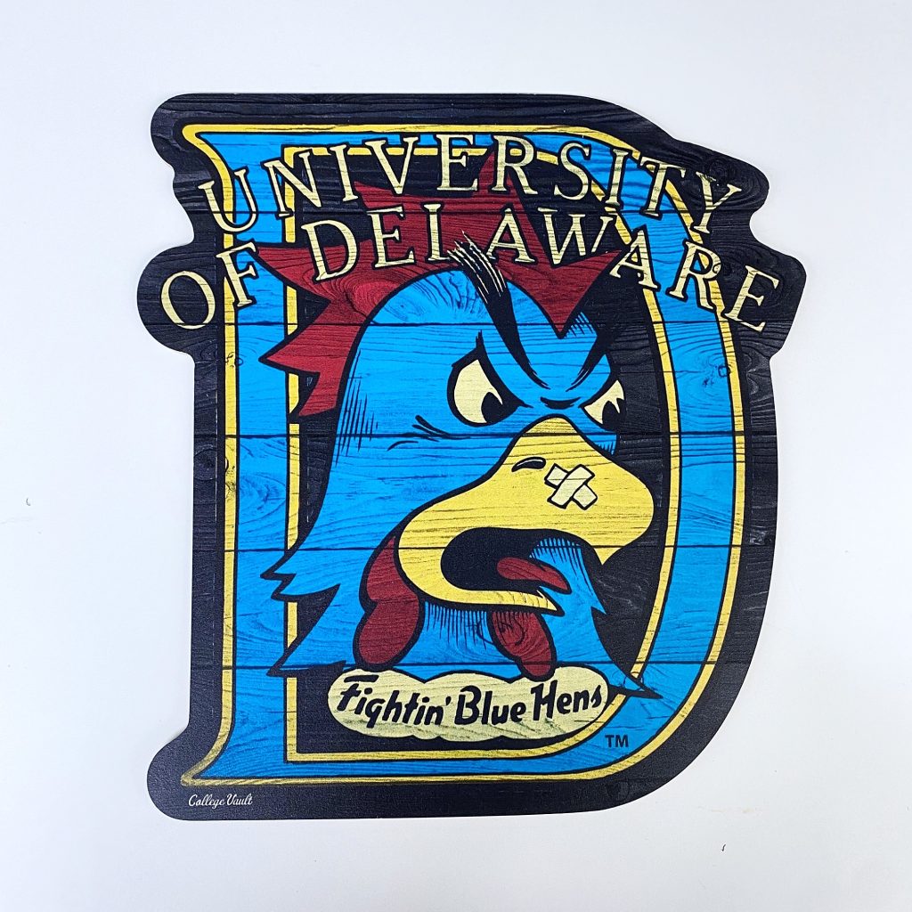 University of Delaware Retro Logo Wall Plaque – National 5 and 10
