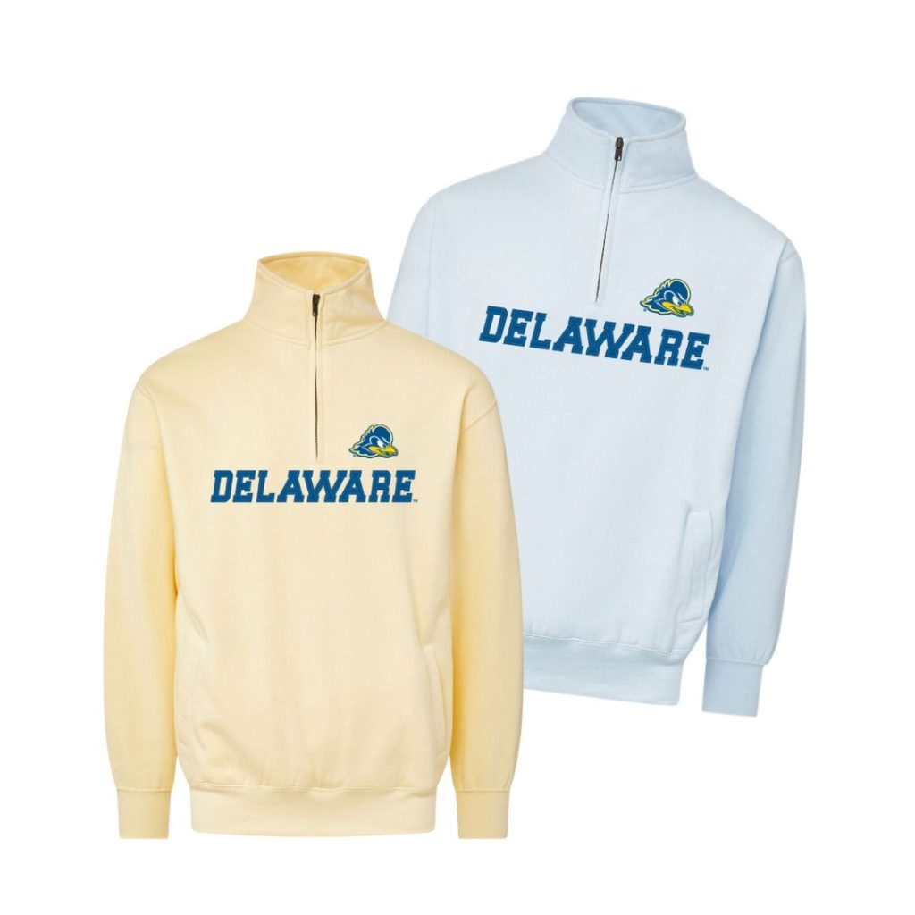 University of Delaware Arched Delaware Hoodie Sweatshirt – Royal ...
